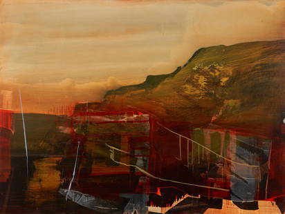 James Carl Aschbacher Art On Wood Panel (1951 2018)