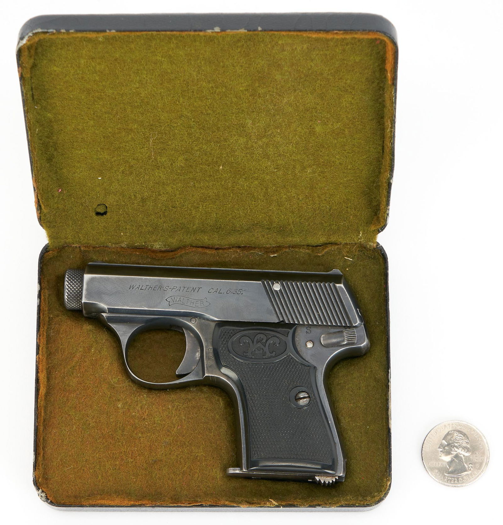 Walther Model 5 Waffenfabrik Zella-Mehlis pistol, 6.35 cal. (#0686) on ...