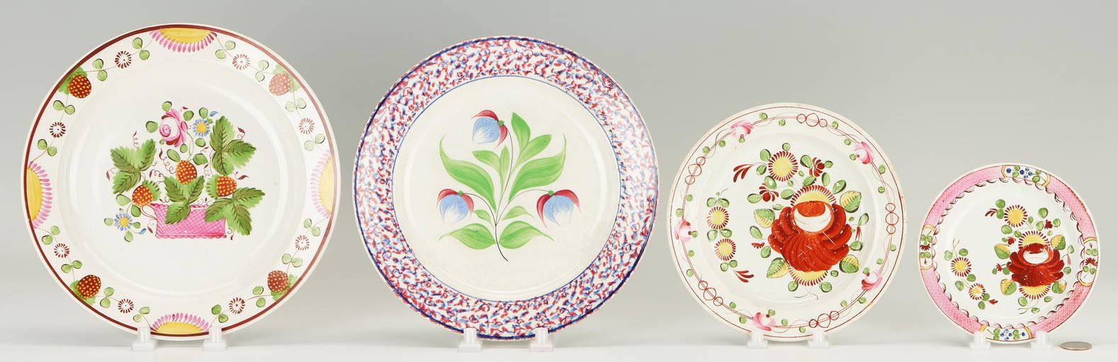 4 English Ceramic Items, incl. Gaudy Dutch & Spatterware (#1081) on Jan ...