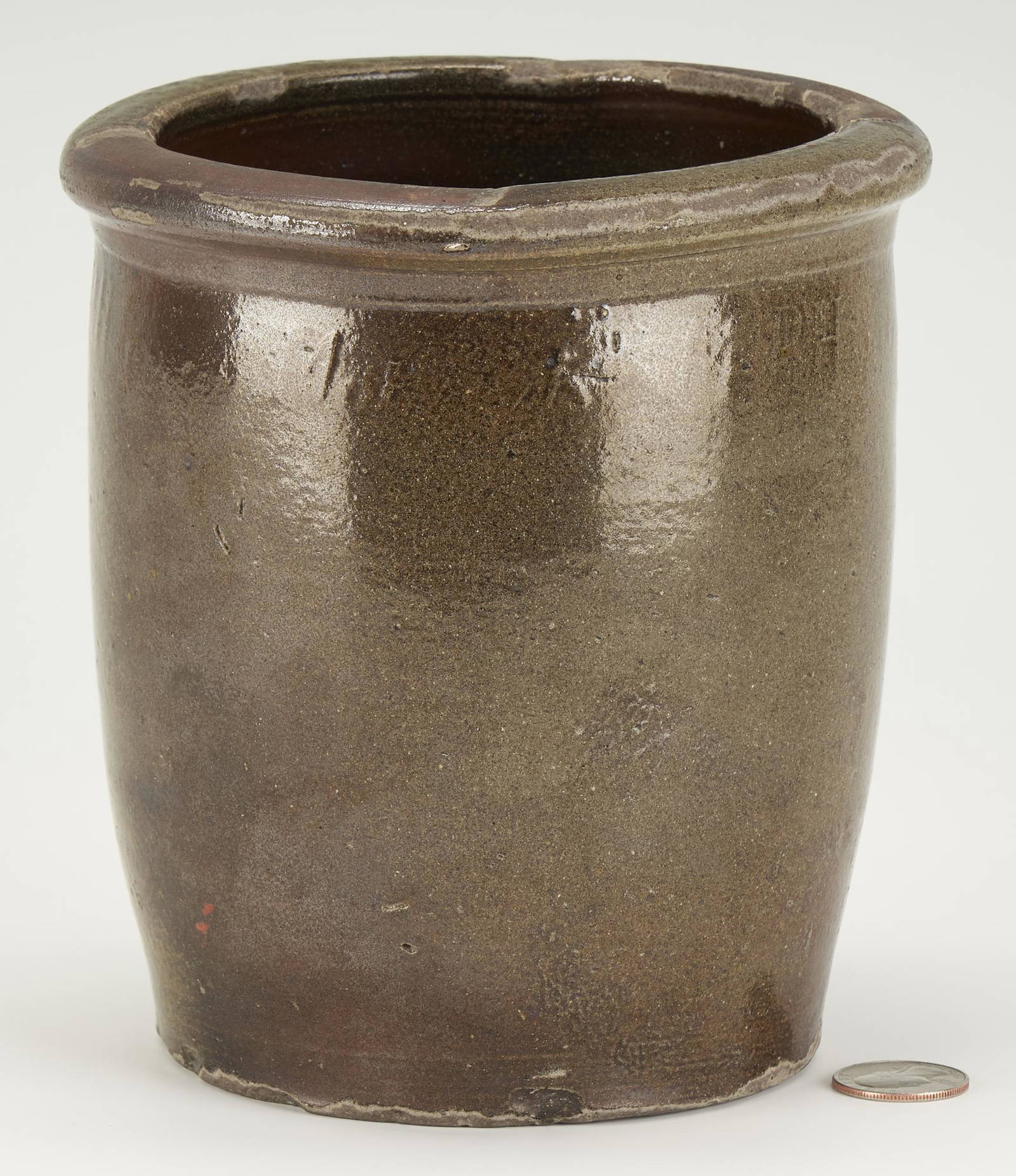 East Tennessee Stoneware Pottery Jar, Harmon, Greene Co. Auction