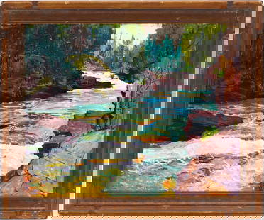 Wilma Lucile Van Slyck Western Landscape, Glacier National Park