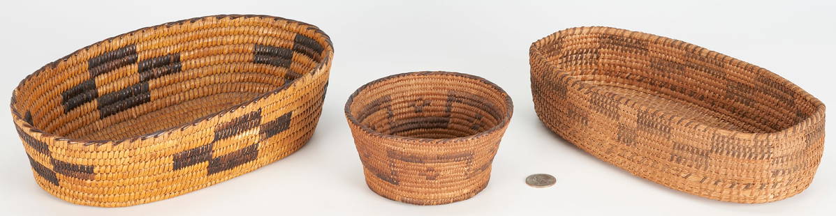 6 Native American Southwest Baskets