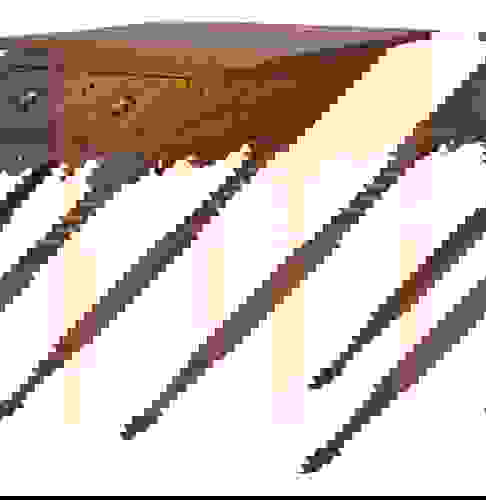 East Tn Sheraton Style Table With Shaped Apron, Hawkins Co. Auction