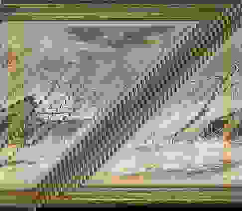 Marion Cook O/c Tn Winter Landscape, Barn In Snow, 1980 Auction