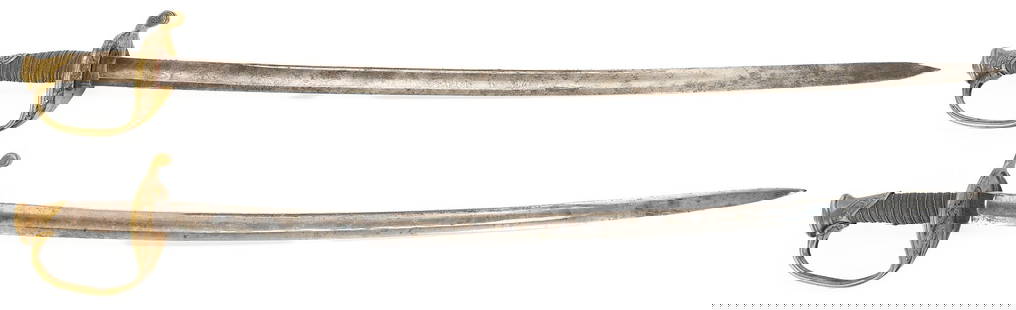 2 Model 1860 Cavalry Swords Auction