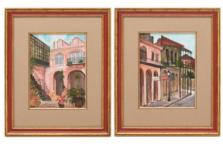 2 Knut/ken Engelhardt New Orleans Paintings