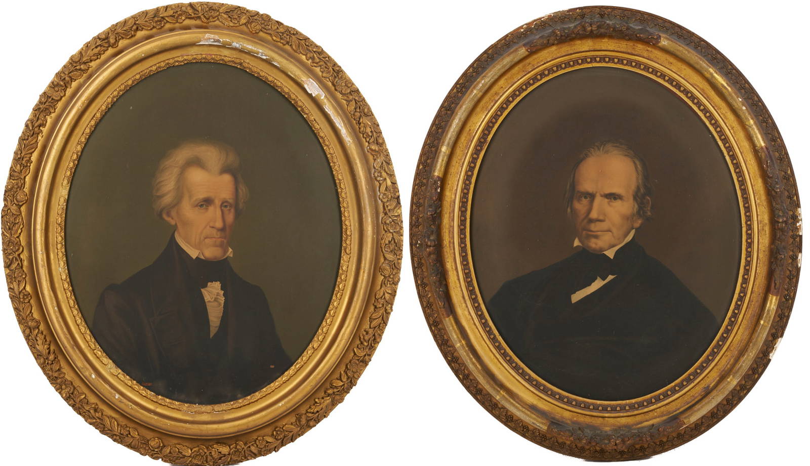 Pr. E.c. Middleton & Co. Political Oleographs, Andrew Jackson & Henry ...