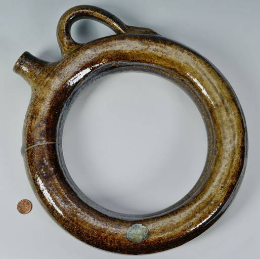 Alabama Stoneware Pottery Ring Jug