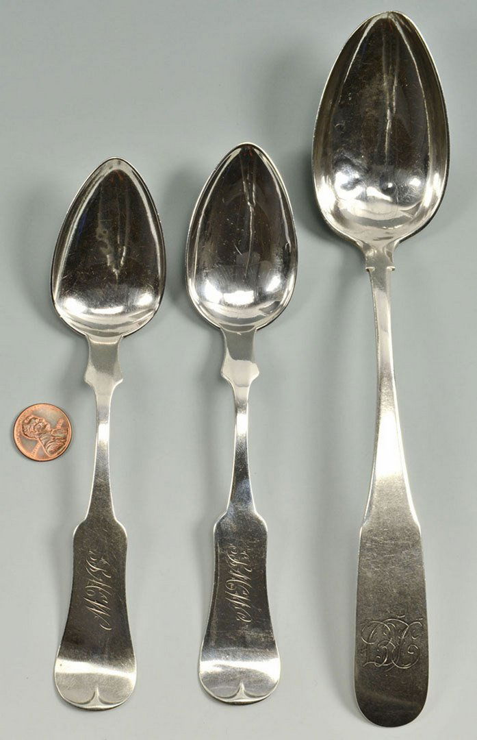 7 Spears KY Coin Silver Spoons - Jan 24, 2015 | Case Antiques, Inc ...