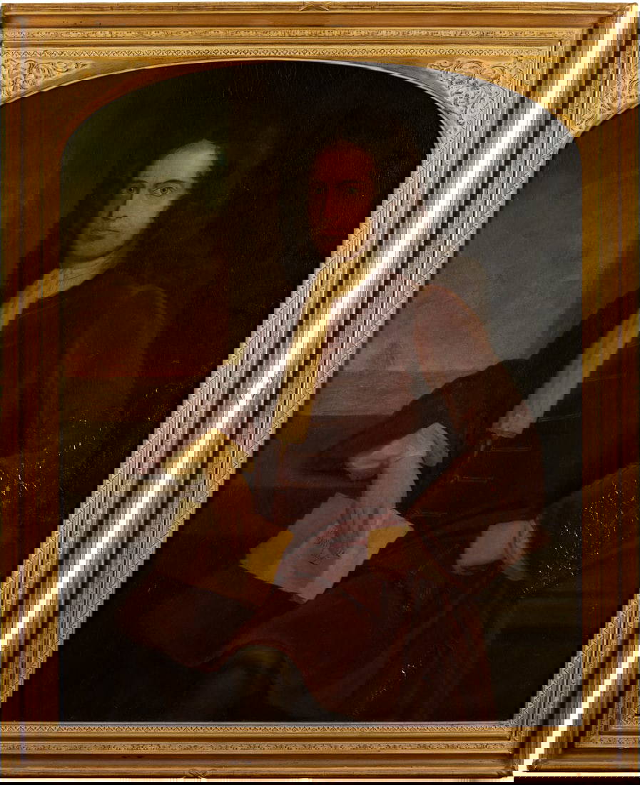 Portrait Of Anthony Duane Of New York, C. 1730 Auction