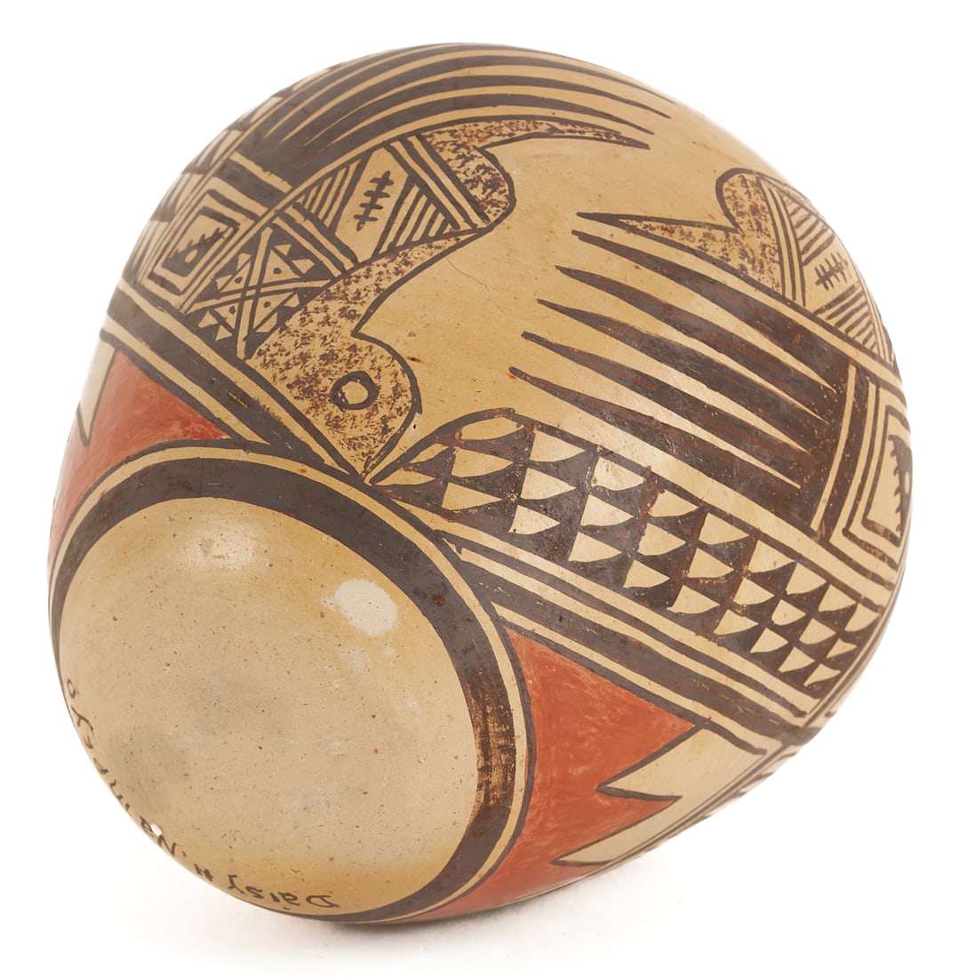 3 Native American Hopi Pottery Items Auction