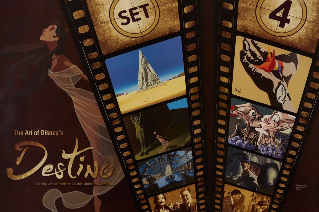 10 Salvador Dali Disney Destino Vip Edition Serigraphs Plus Dvd Auction