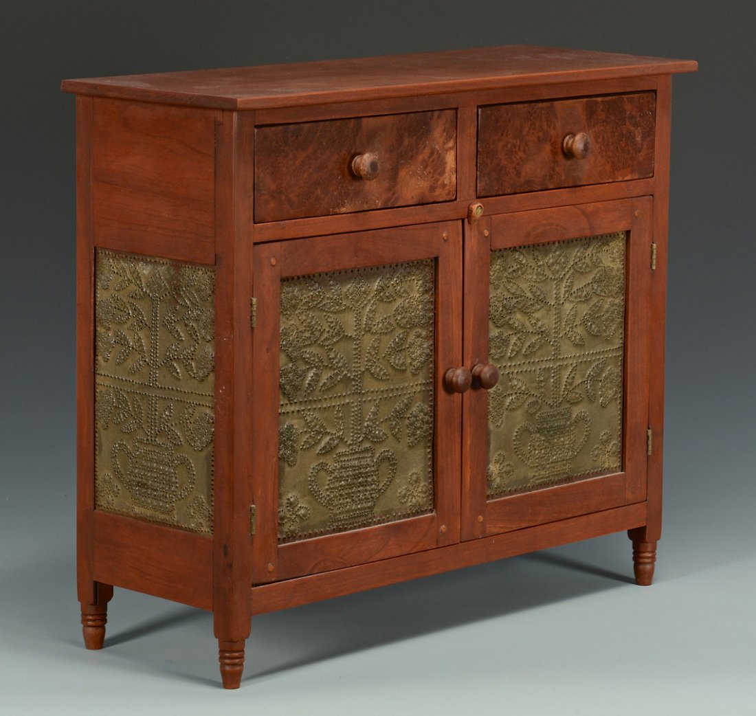 Miniature Walnut Pie Safe - Jul 19, 2014 | Case Antiques, Inc. Auctions ...