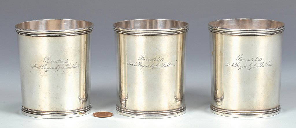 3 Garner & Winchester Julep Cups