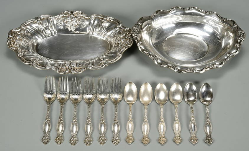 Tara & Francis I Sterling Bread Trays Plus Frontenac