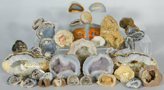 Large Mineral /geode Collection