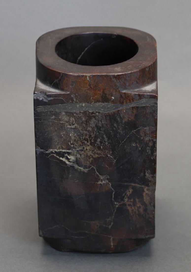 Large Chinese Jade Cong, Possibly Zhou Dynasty