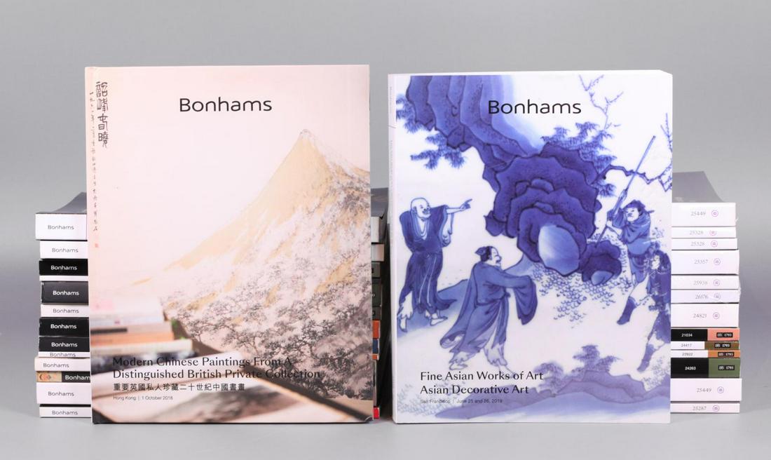Group Of 27 Bonham's Auction Catalogs
