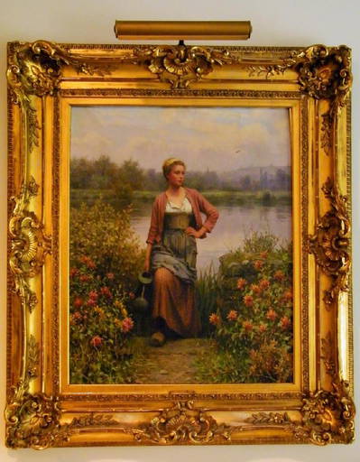 Oil On Canvas Daniel Ridgeway Knight