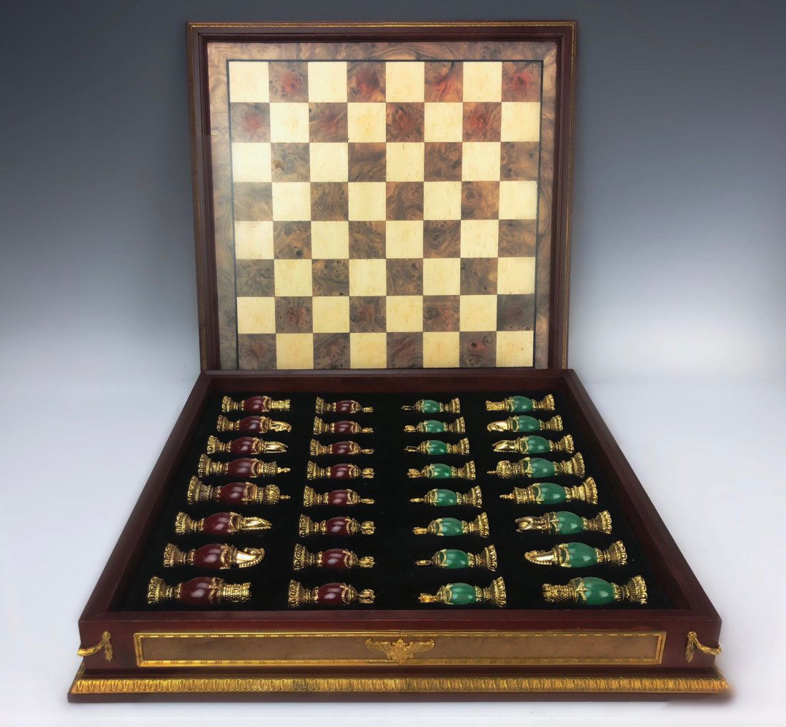 IMPERIAL FABERGE JEWELED CHESS SET