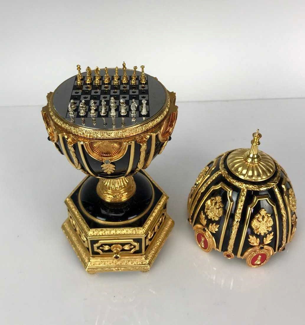HOUSE OF FABERGE IMPERIAL EGG CHESS SET
