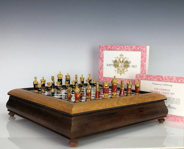 IMPERIAL FABERGE 24KT GOLD OVER SILVER CHESS SET - Sep 21, 2019 ...