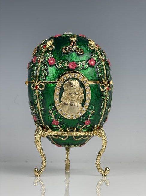 REPLICA FABERGE ENAMEL EGG (#0164) on Feb 06, 2022 | Louvre Antique ...