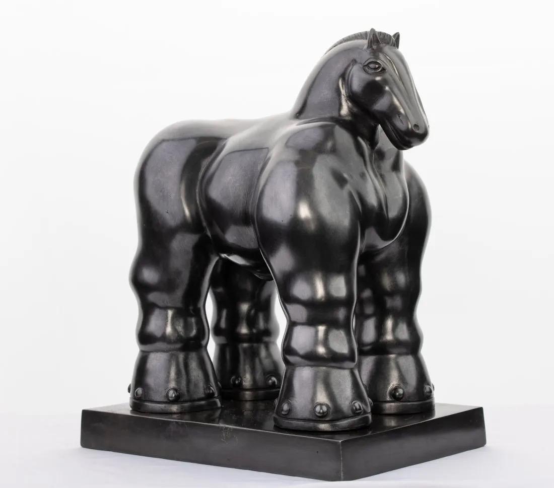 Botero Bronze Sculpture Of The Trojan Horse Auction