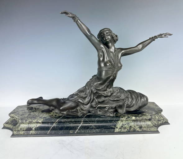 A Large Bronze Sculpture Colinet
