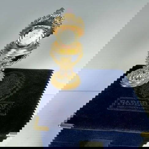 Imperial Faberge Egg Clock Auction