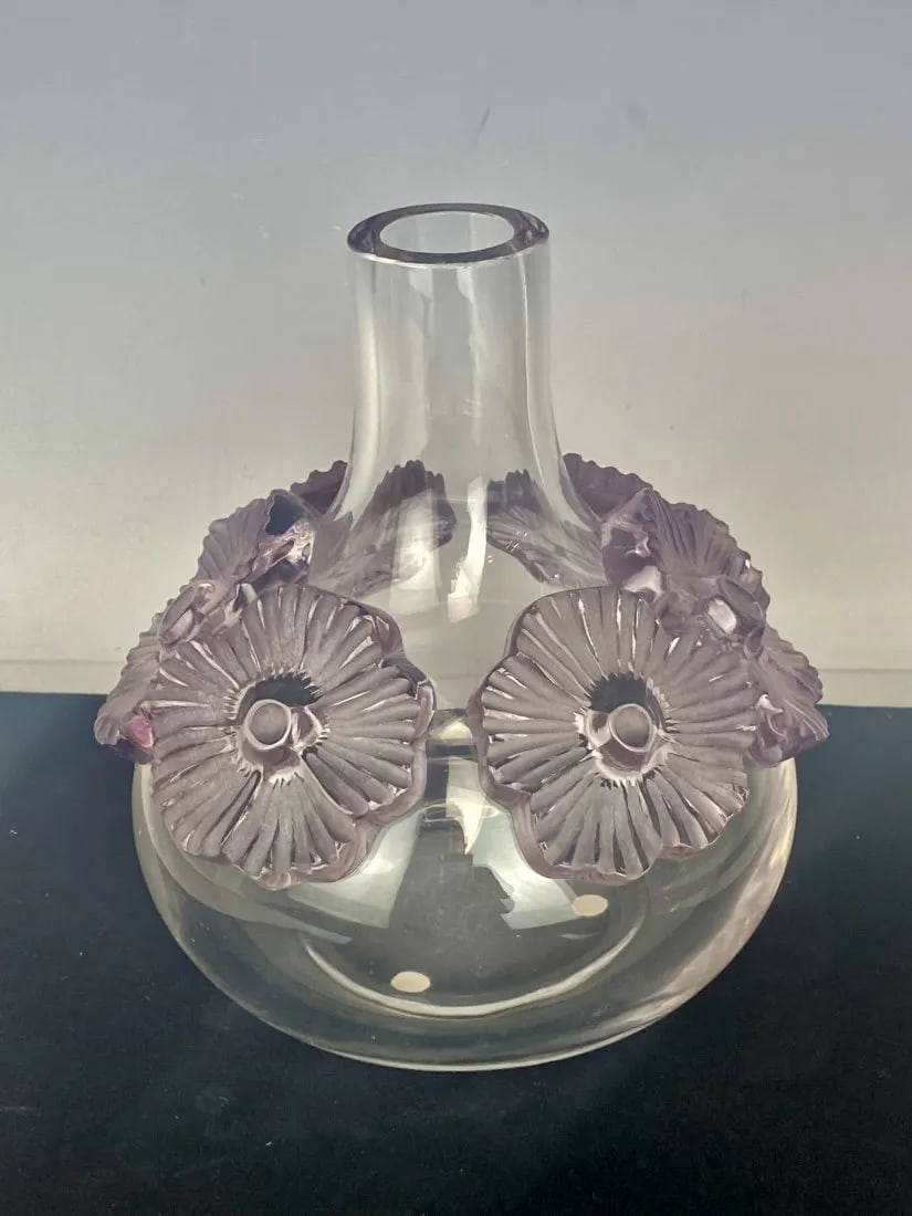 Buy Lalique Atossa Crystal Vase | Louvre Antique Auction In Ca