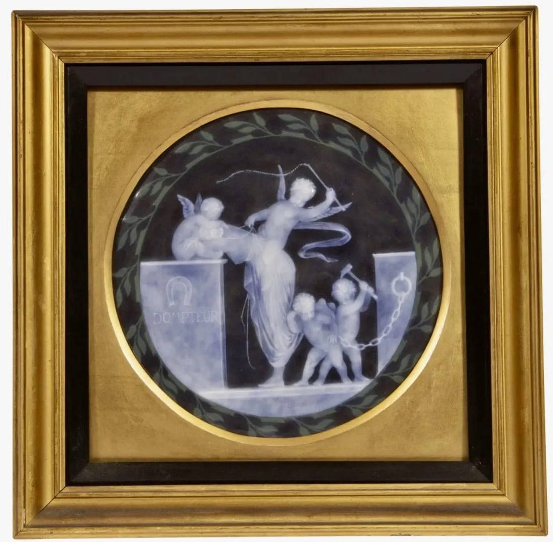 Pate Sur Pate Porcelain Plaque Signed Marc Louis Solon Auction