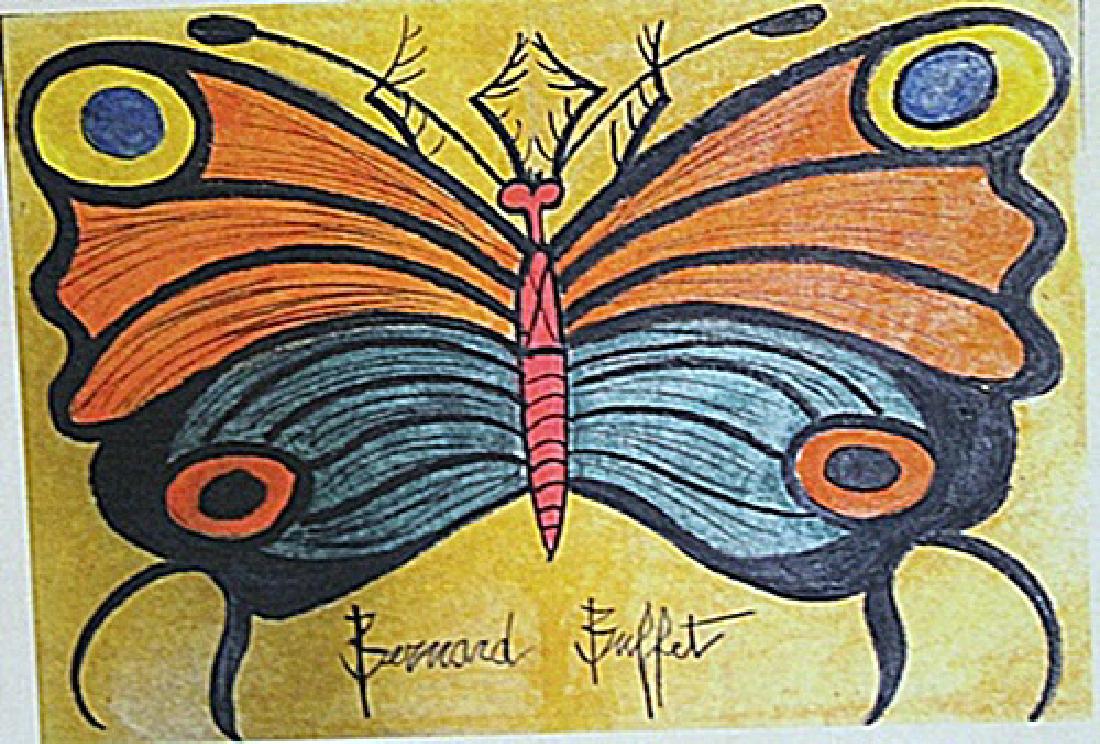 Bernard Buffet - Butterfly II