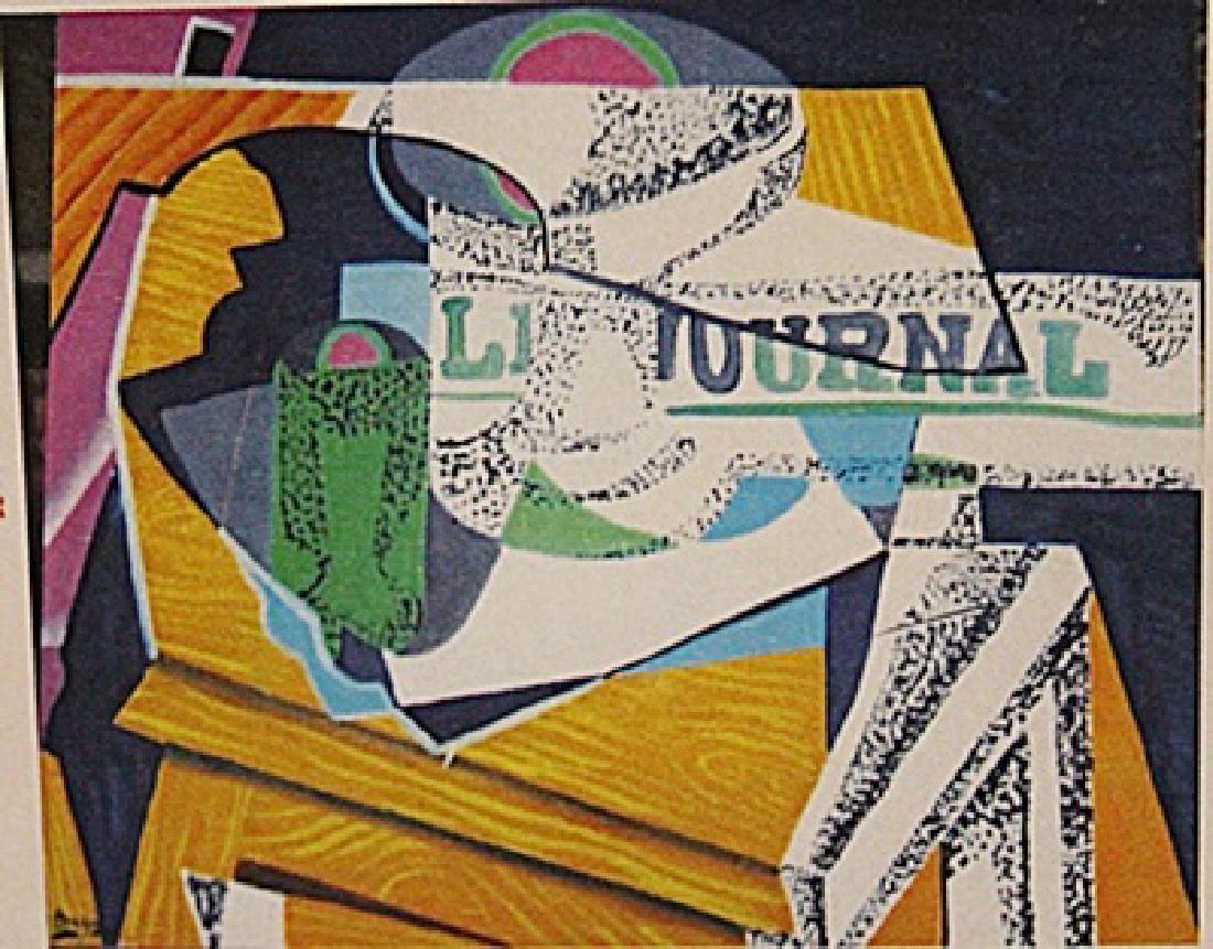 Georges Braque - Table with Newspaper