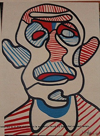 Jean Dubuffet Self Portrait