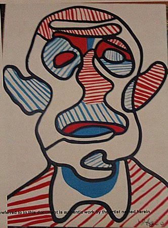 Jean Dubuffet Self Portrait