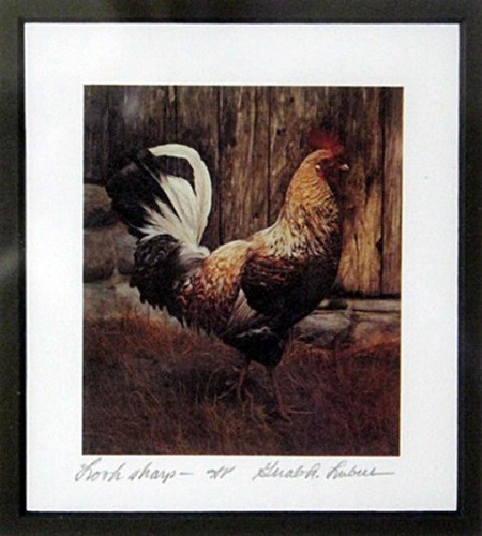 Lithograph "Look Sharp" By Gerald Lubeck