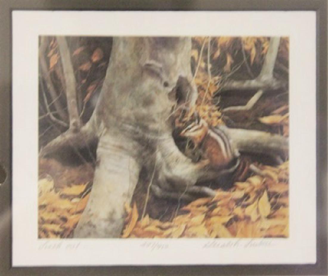 Lithograph "Look Out" By Gerald Lubeck