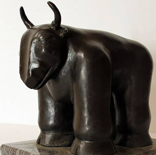 Bull Bronze Sculpture Fernando Botero