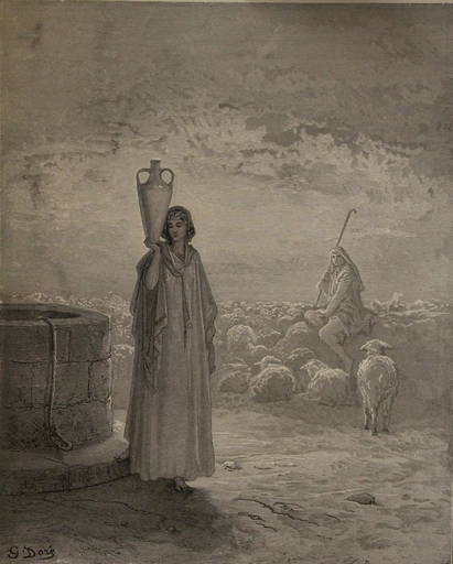 Gustave Dores Jacob Keeping Laban's Flocks