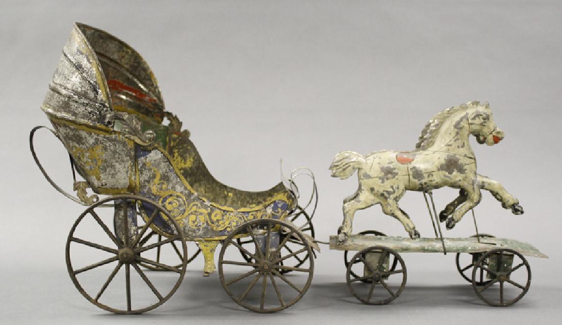 Fancy Carriage with Articulated Horse