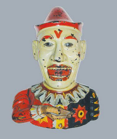 Humpty Dumpty Mechanical Bank Shepard Hardware