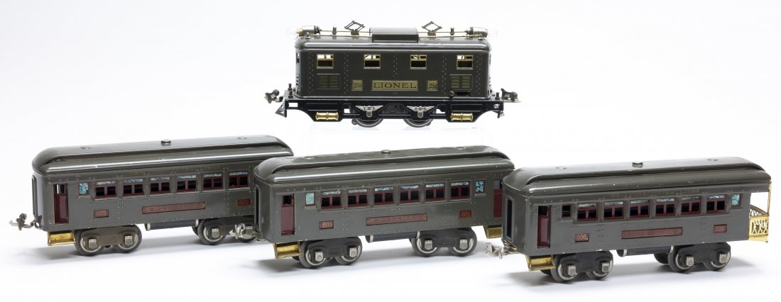 Lionel No. 251 Engine Passenger Set - Nov 08, 2019 | The RSL Auction Co ...