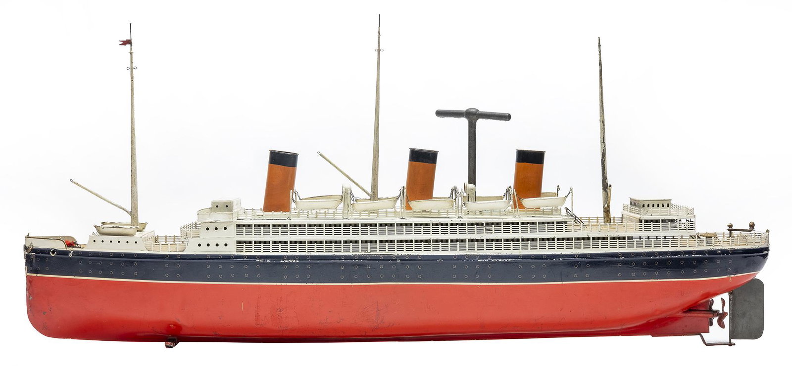 Gebruder Bing Three Funnel Ocean Liner - Apr 04, 2020 | The RSL Auction ...