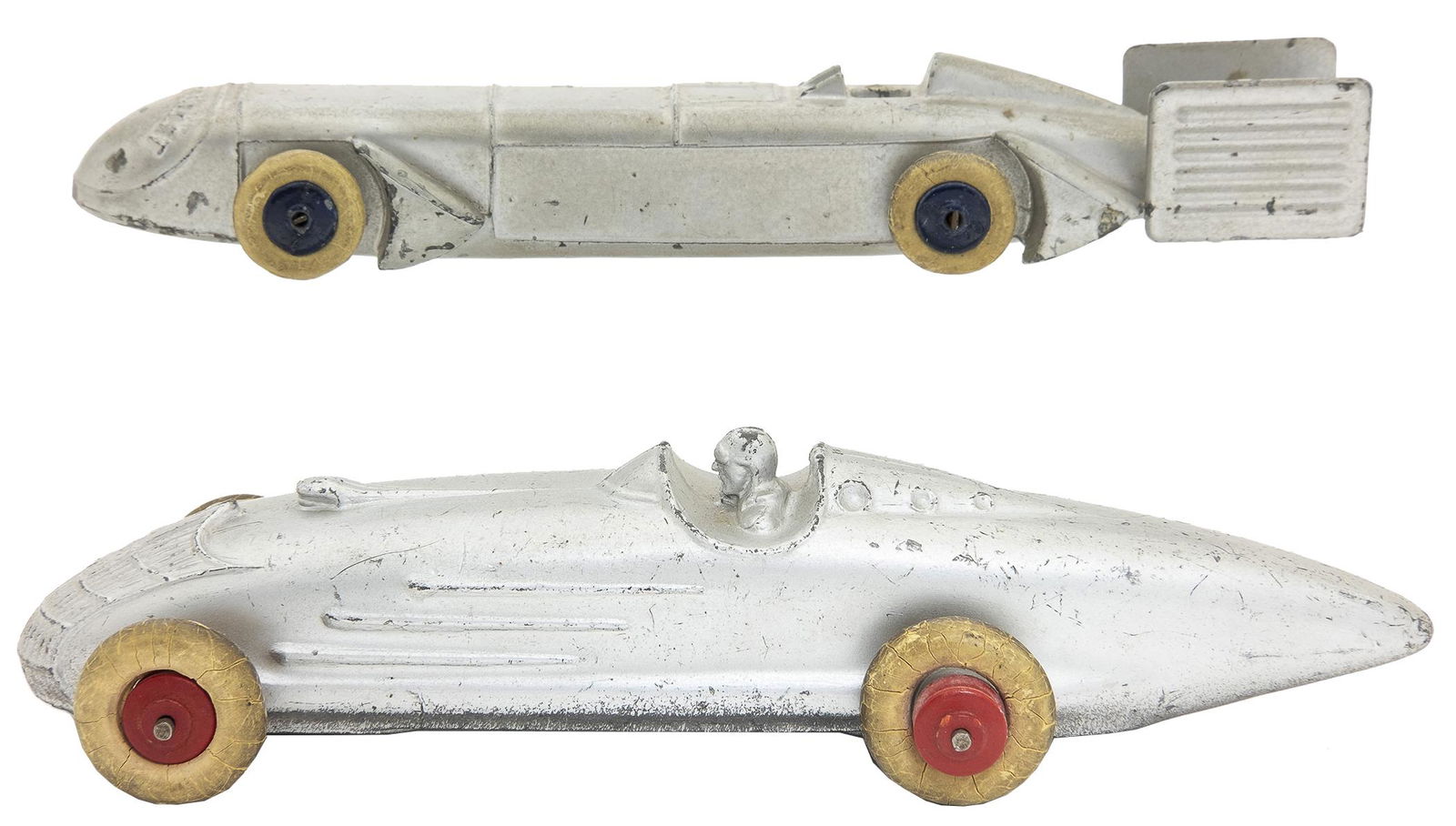 Two "silver Bullet" Land Speed Record Cars