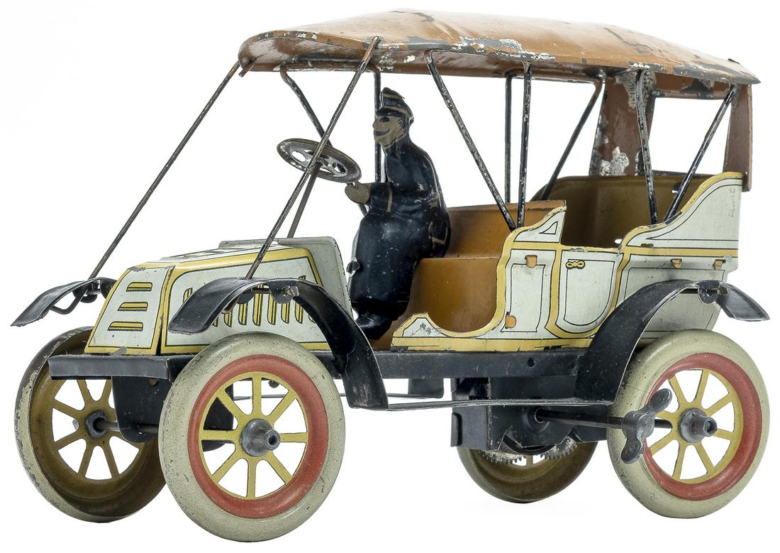 Two Seat Open Touring Car With Canopy Roof