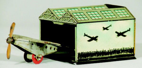 Airplane In Hanger Penny Toy