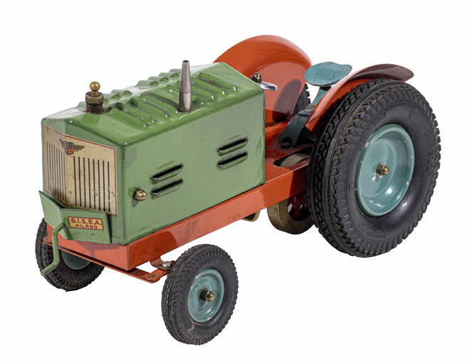 Live Steam Tractor Tin Toy (#0351) on Oct 22, 2022 | The RSL Auction ...