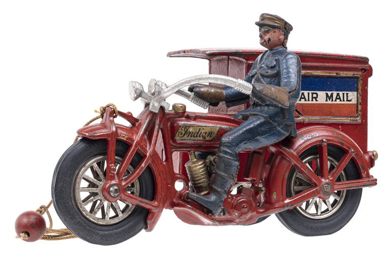 U. S. Air Mail Motorcycle Iron Toy - Dec 04, 2022 | The RSL Auction ...