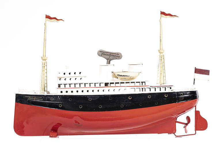 Two Funnel Ocean Liner Tin Toy (#0176) on Jan 28, 2023 | The RSL ...